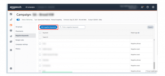 How to Optimize Negative Keywords on Amazon