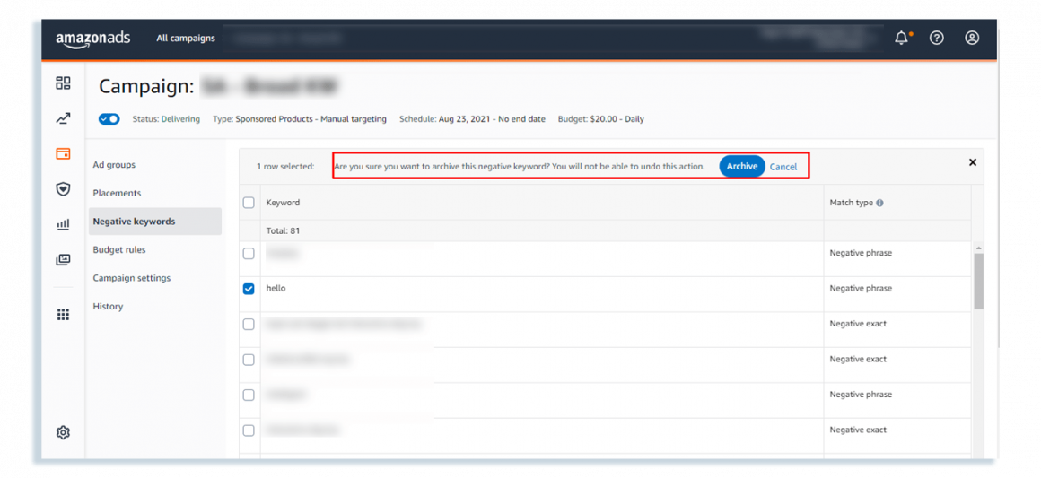 How To Optimize Negative Keywords On Amazon