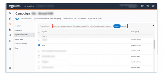 How to Optimize Negative Keywords on Amazon