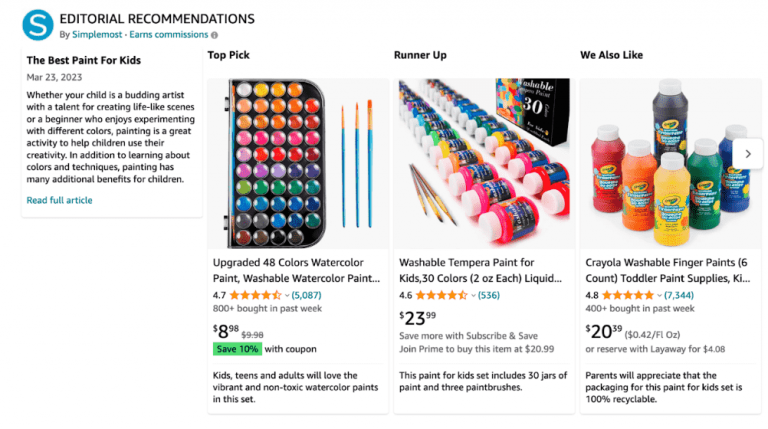 Amazon Editorial Recommendations: A Secret Weapon for Boosting Sales