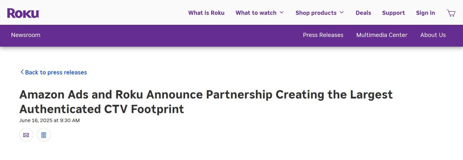 Roku Amazon Ads Partnership: Transforming CTV Ads for Amazon Sellers