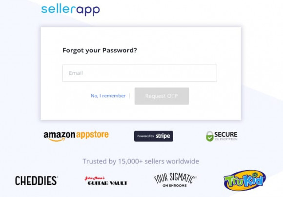 Amazon Seller SellerApp Reset Password - Help