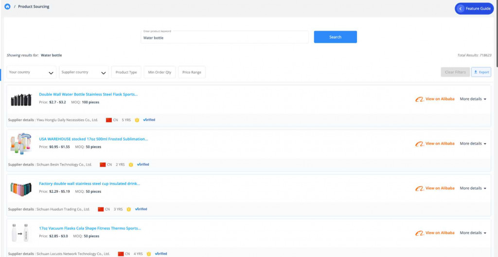 Amazon Product Sourcing - Feature Overview | SellerApp Help