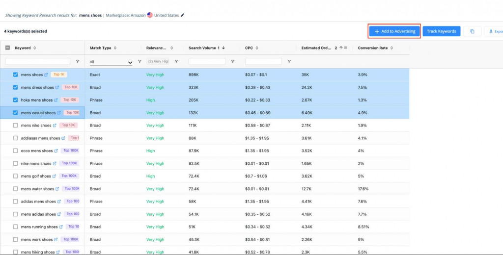 Amazon Keyword Research - Feature Overview - SellerApp Help