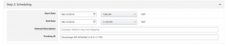 Amazon Product Promotion: How to create percentage off discounts