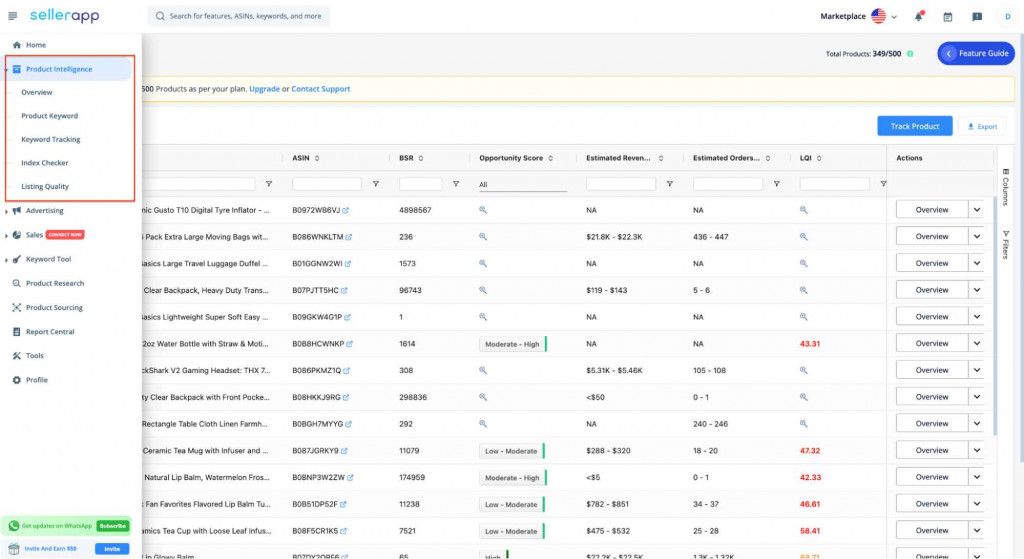 A Comprehensive Guide to Product Intelligence on SellerApp - SellerApp ...