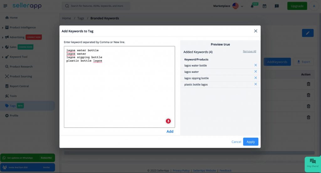 What are Tags in SellerApp Dashboard, And How Can You Use Them? - SellerApp Help & Knowledge-base