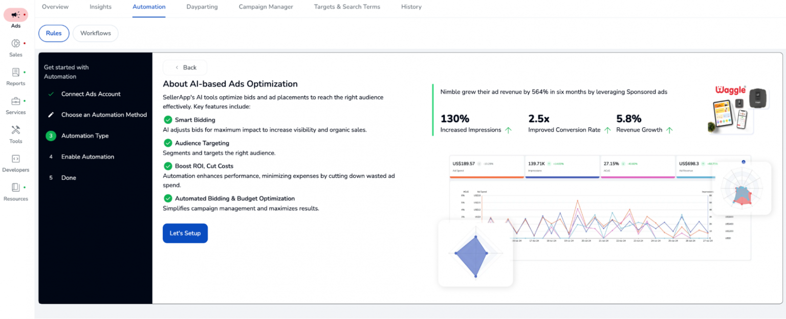 How to Enable AI Automation with SellerApp: A Detailed Guide