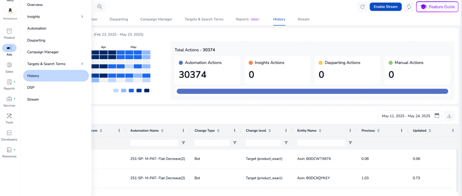 How to Analyze the Heatmap in the Automation History Section of Your ...